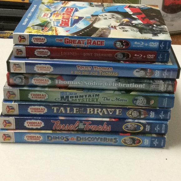 Media | Thomas The Train Dvd Bundle Of 8 | Poshmark